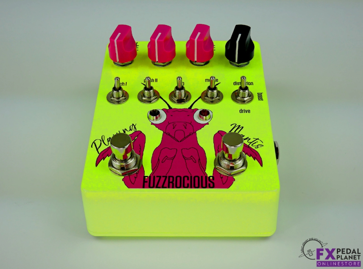 Fuzzrocious Playing Mantis Boost Overdrive Distortion Oscillation ...