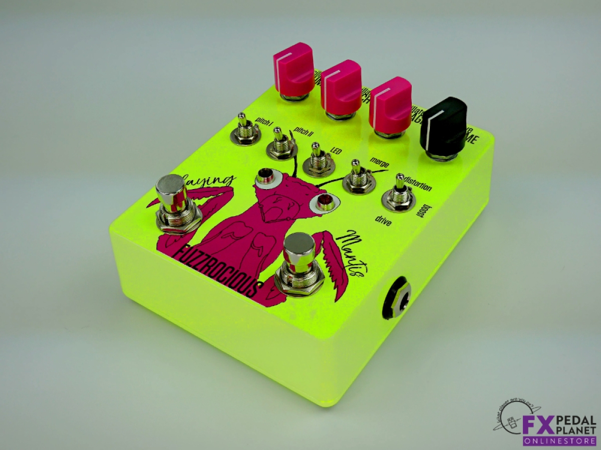 Fuzzrocious Playing Mantis Boost Overdrive Distortion Oscillation ...