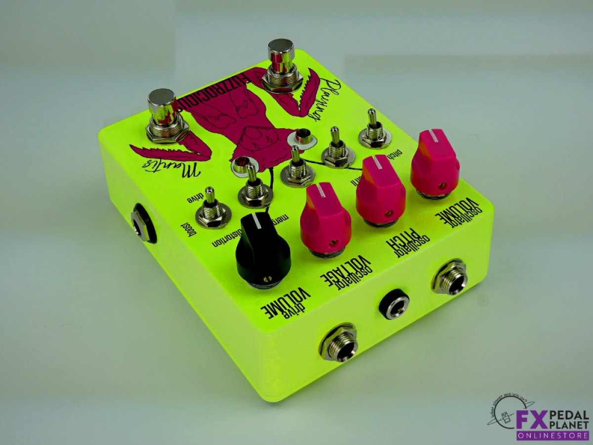 Fuzzrocious Playing Mantis Boost Overdrive Distortion Oscillation ...